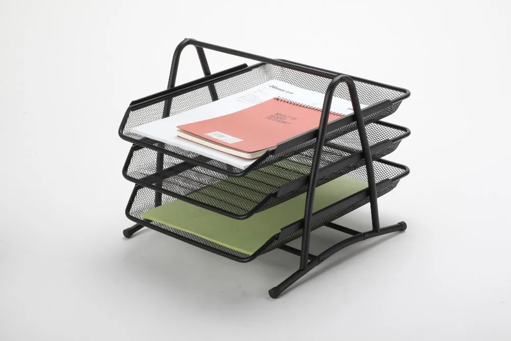 Mesh 3-tier File Tray/document Tray/letter Tray - Buy 3-tier File Tray ...