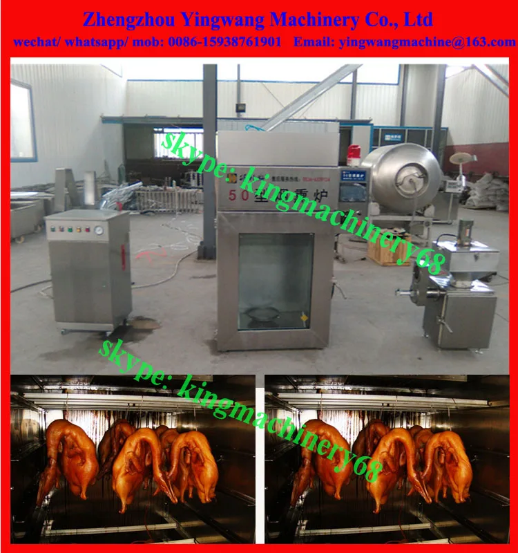 Dried Smoked Fish Making Machine/ Meat Smoker Machine - Buy Sausage ...