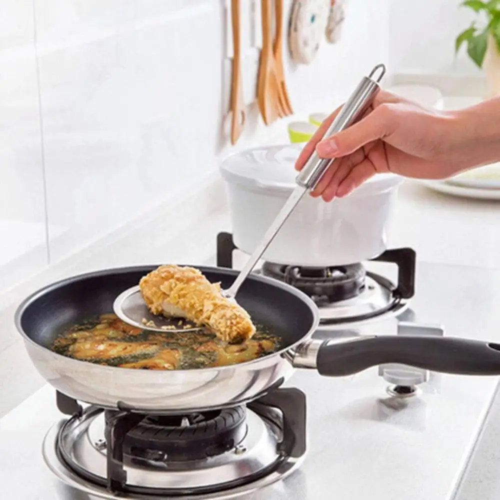 Kitchen 304 Stainless Steel Super Fine Mesh Strainer Hanging Oil Filter ...