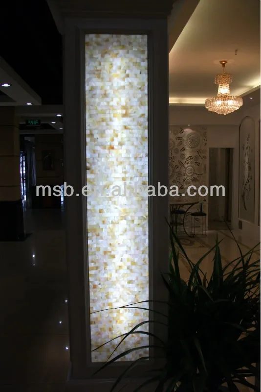 Mother of Pearl Shell Wall Mosaic Tile Inlay - Elegant Mosaic Shell ...