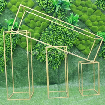 Wedding Aisle Decorative Metal Flower Stands - Buy Wedding Aisle Flower ...