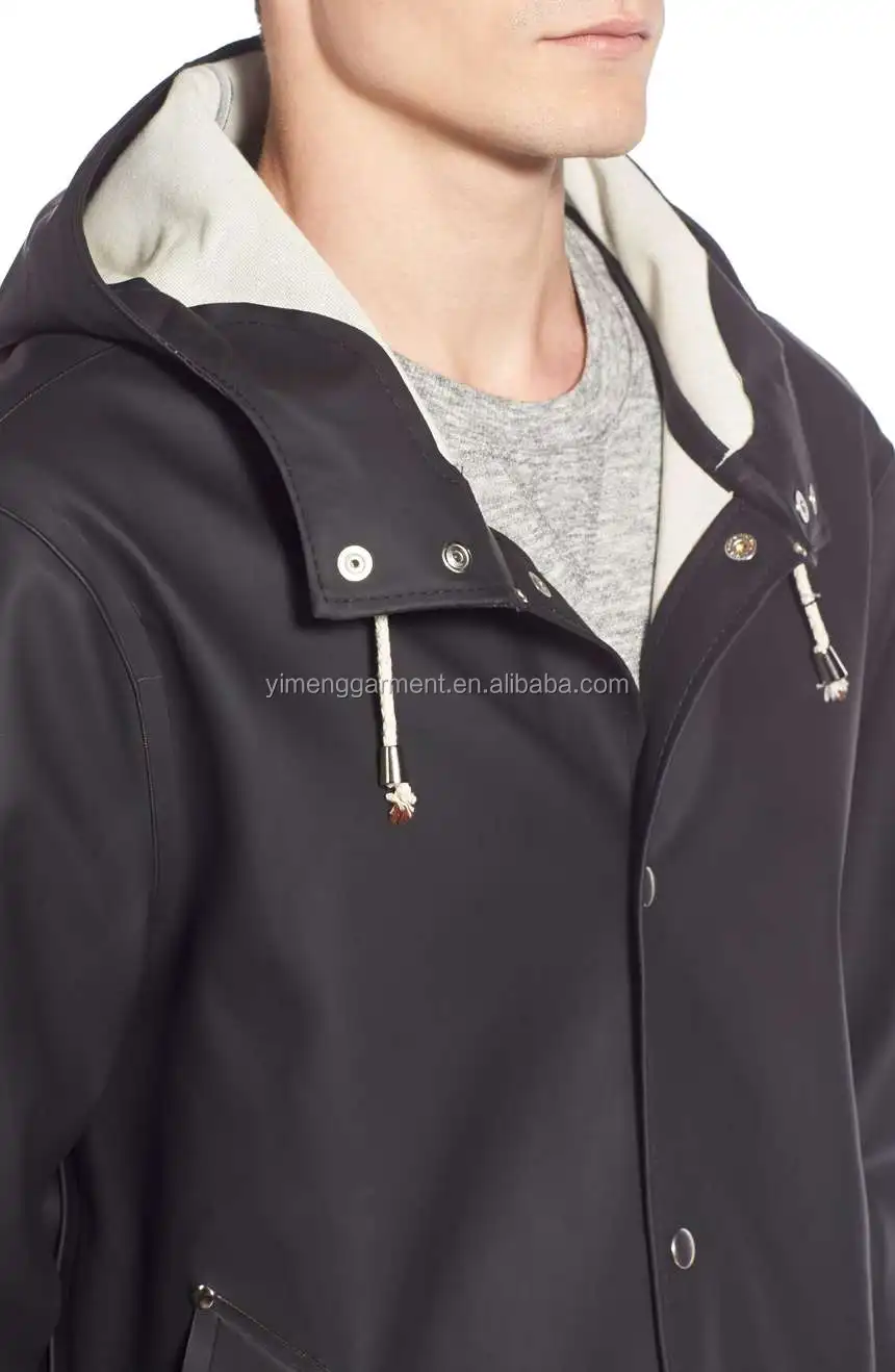 Trendy Custom Design Pvc Polyester Long Fashion Waterproof Raincoat ...