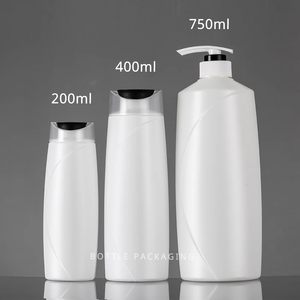 400ml Flip Cap Cosmetic Packaging Shampoo Hair Conditioner Cream ...