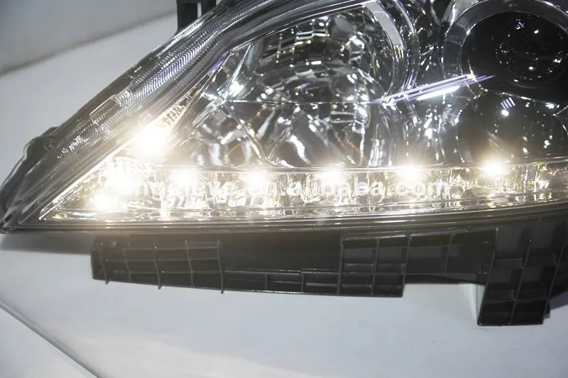 2007-2012 Year For Lexus Es350 Ex350 Led Head Lights Front Lamp Chrome ...