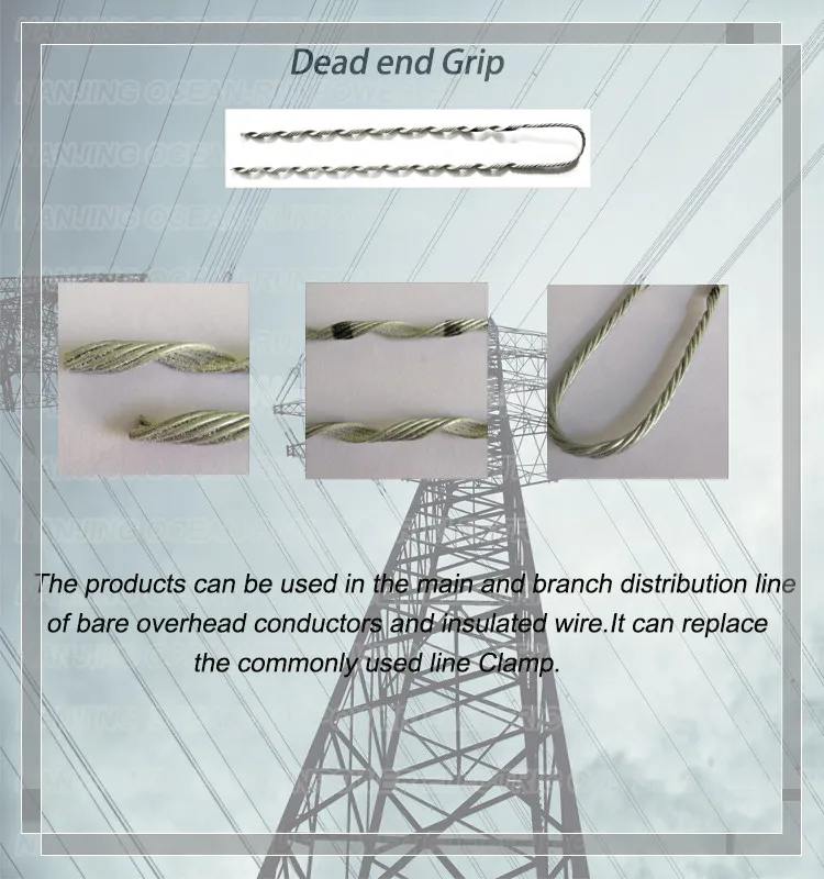 Helical Wire Products Dead End Guy Grip - Buy Preformed Dead End Guy ...