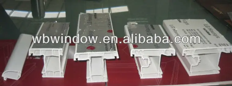 PVC Double Leaf Casement Windows with Hand Crank - Weibo
