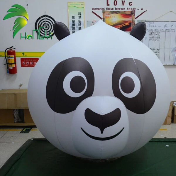 Inflatable Helium Panda Balloon,Inflatable Animal Cartoon Head Balloon ...