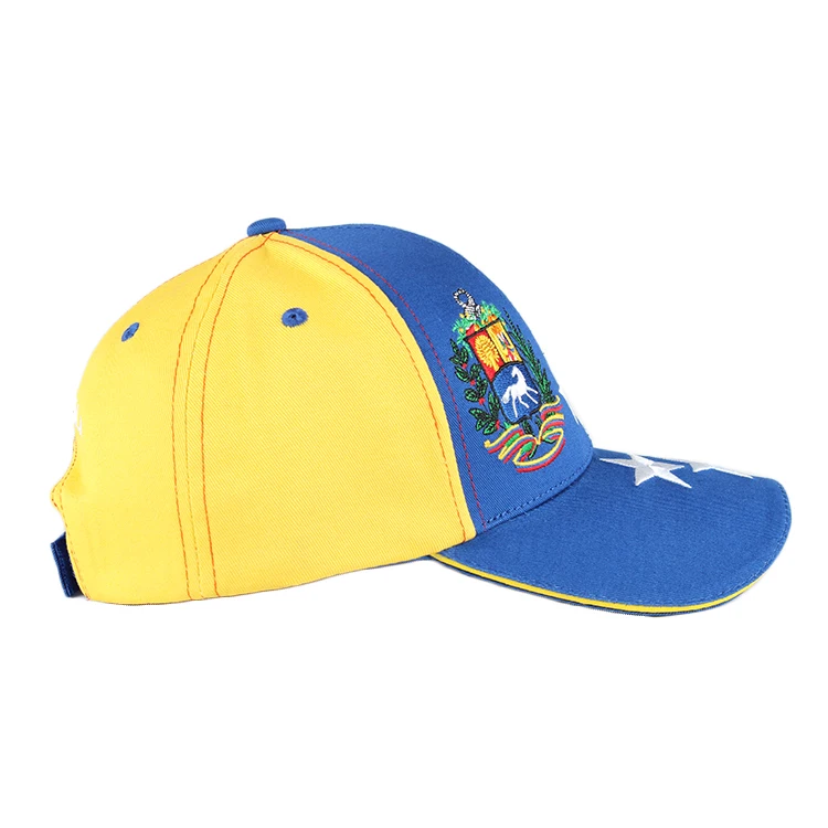 Custom Venezuela Baseball Hat Cap - Buy 6 Panel Cotton Venezuela Cap ...