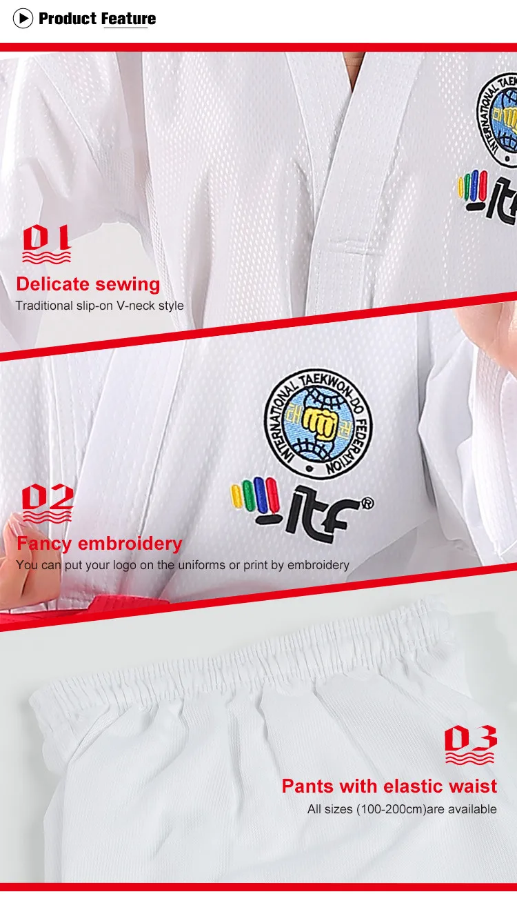 Sasung Student Beginner Itf Taekwondo Uniform Dobok - Buy Taekwondo Uniform,Itf Uniform,Itf ...
