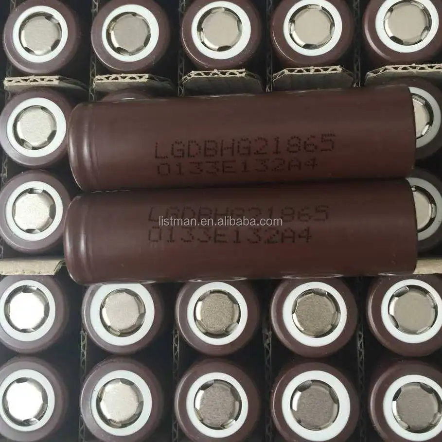 Chocolate 3000mah 18650 Rechargeable Battery Lg Hg2 3000mah Li Ion18650 ...