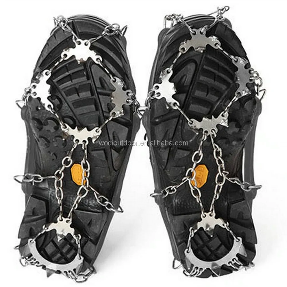 Woqi Non-slip Cover Stainless Steel Chain Outdoor Ski Ice Claws For ...