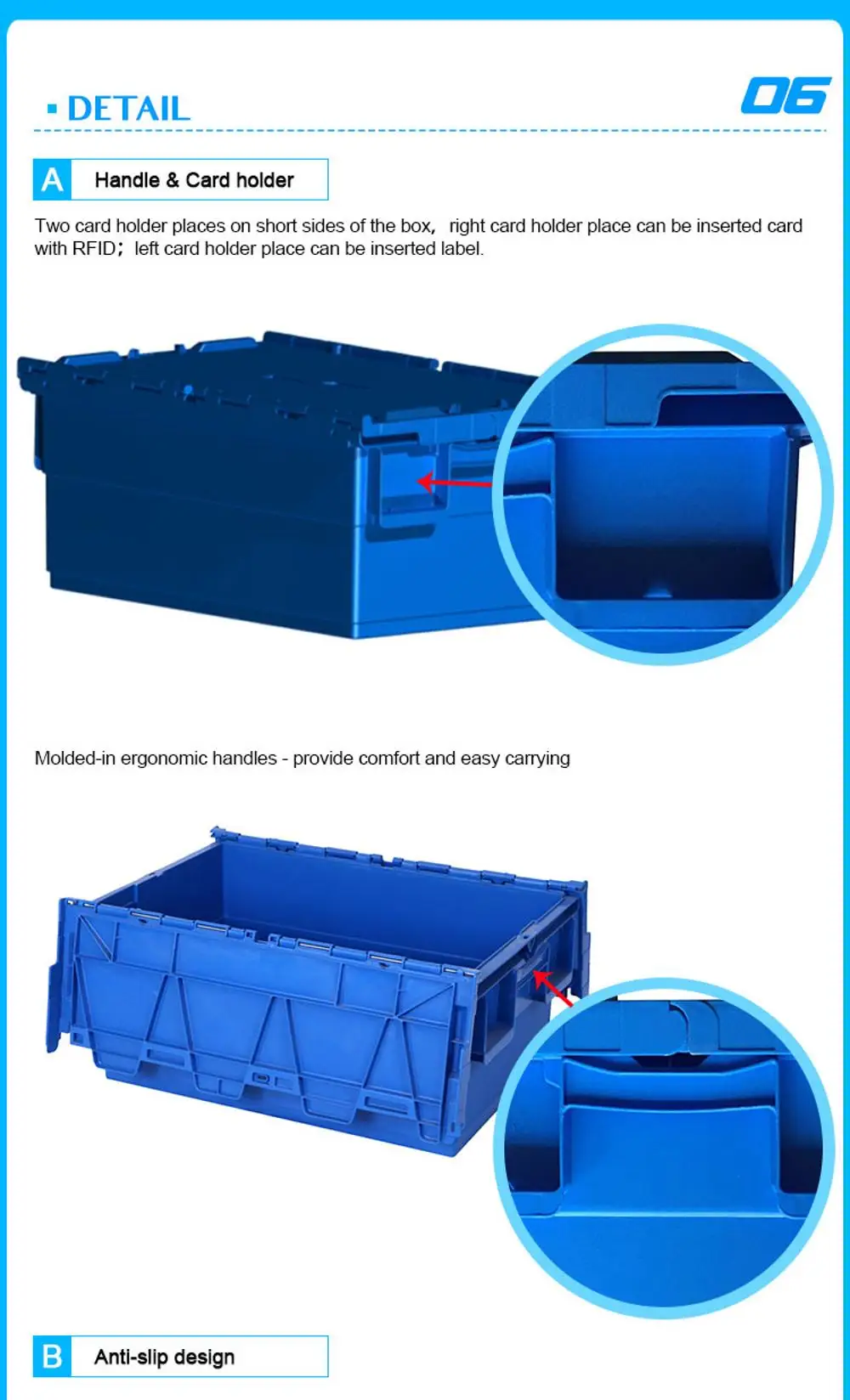 Stackable Moving Plastic Boxes - Durable & Versatile