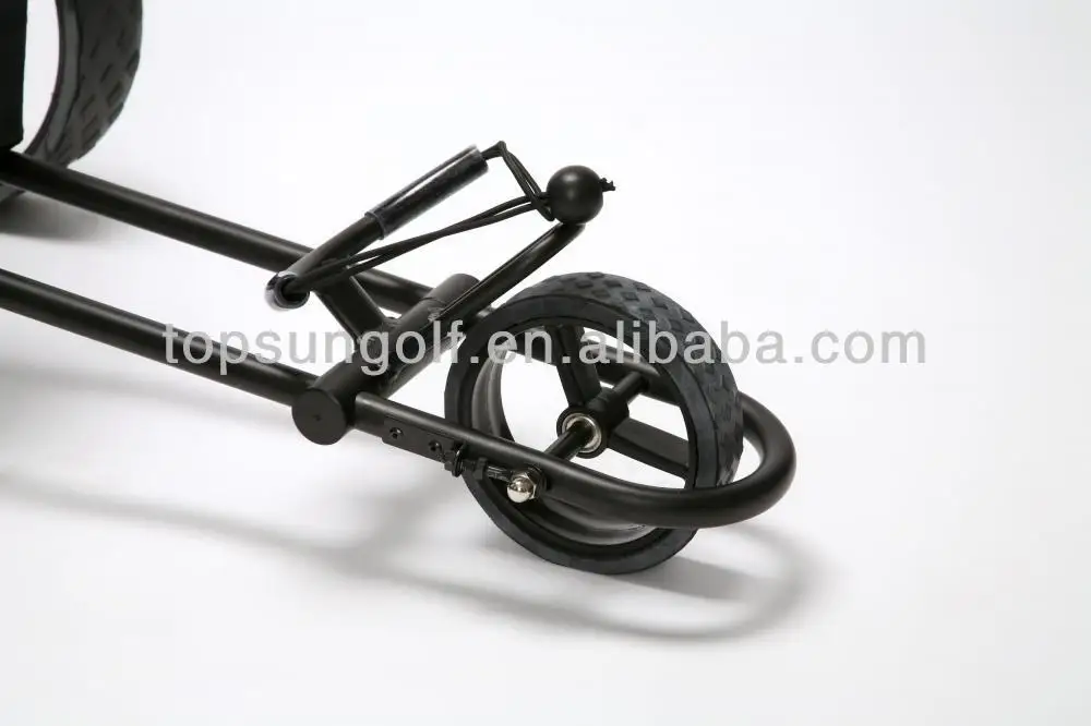 Golf Trolley - Carbon Tubular Motor Push Cart 3 Wheel