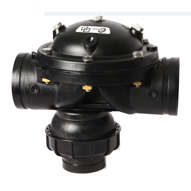 4 Inch Three-Way Back-Flushing Water Solenoid Control Valve for ...