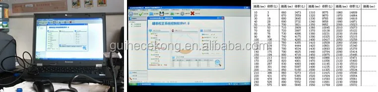 Accurate Tank Kalibrasyon with Calibration Table for Fuel Tank