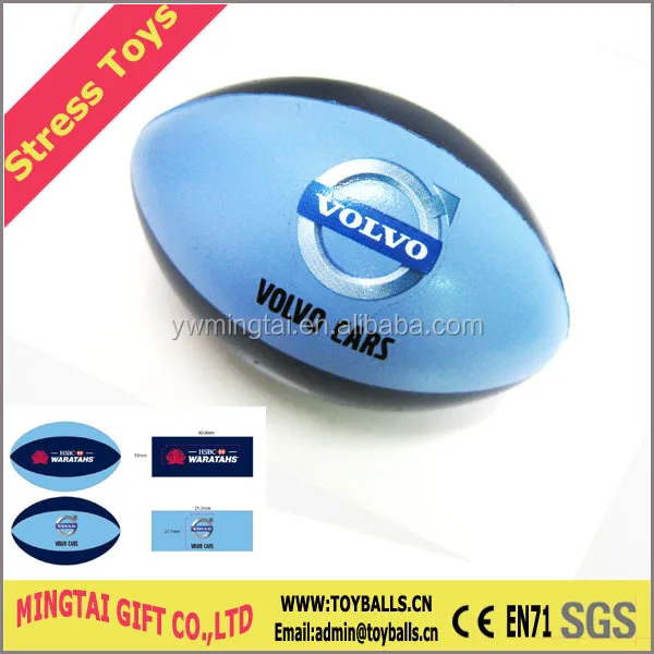 PU Anti Stress Rugby Balls - Fun & Relief for All Ages