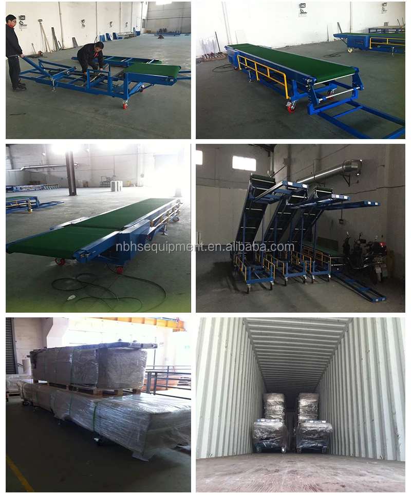 Container Loading Belt Conveyor System - Buy Container Loading System ...