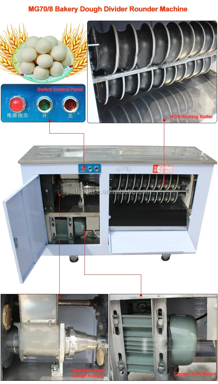 Bakery Bun Dough Divider Rounder - Efficient & Durable