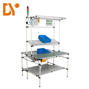 Dy55 Production Assembly Line Table By Lean Tube Or Aluminium Profile ...