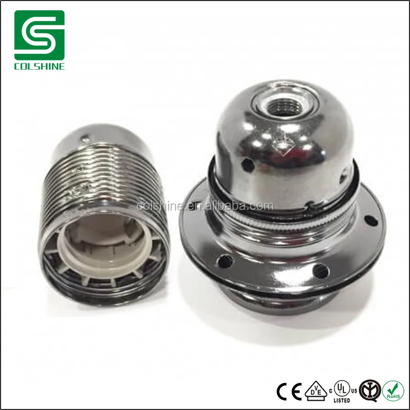 Vintage Edison Screw Shell Socket E27 Metal Lampholder for Pendant ...