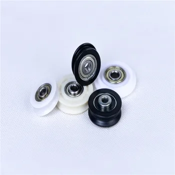 Plastic Miniature Rubber Wheels With Bearings - Buy Rubber Wheel With ...