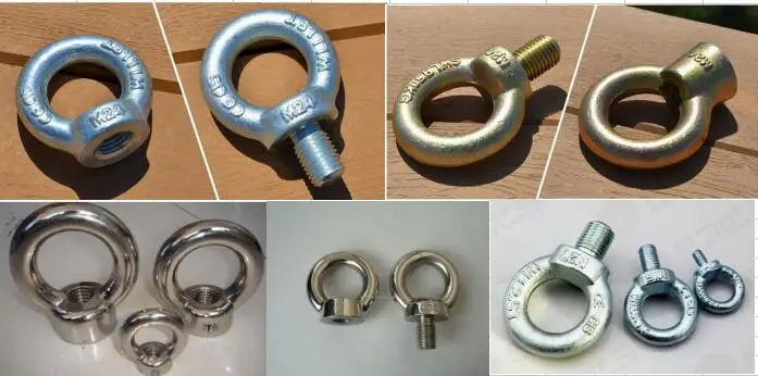M12 C15/C15E Carbon Steel Forged Galvanized Din580 Lifting Eye Bolt