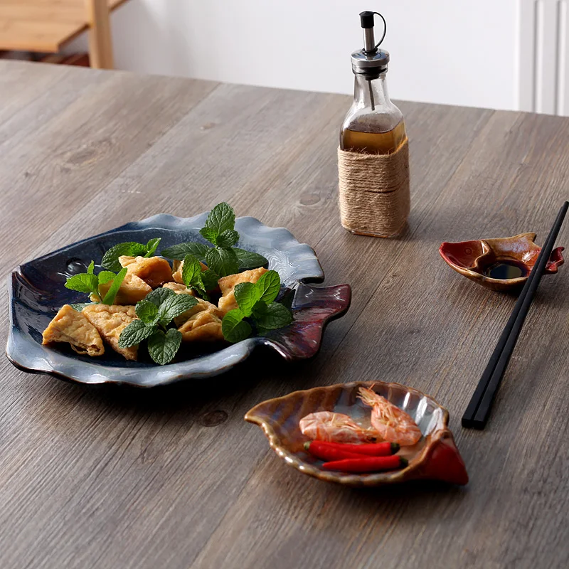 Animal Shaped Fish Dish - Creative Ceramic Serving Plate