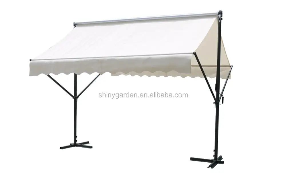 Retractable Free Standing Awning - All-Season Double Side
