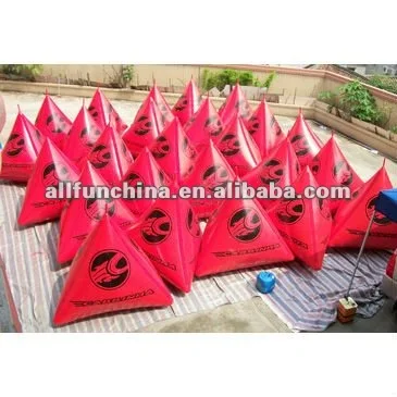 Inflatable Swim Buoys Triangular Shape Inflatable Marker Floating Buoys ...