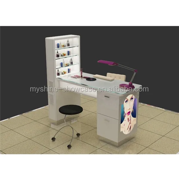 Modern Manicure Table And Nail Salon Reception Desk - Buy Nail Salon ...