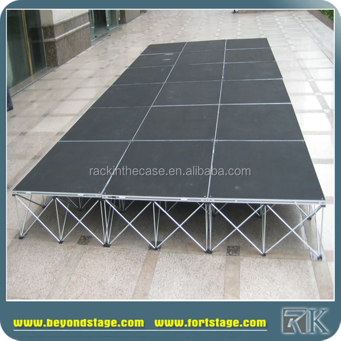 Aluminum Exhibition 4x4 Stage Platform Smart Stage With Aluminum Risers ...