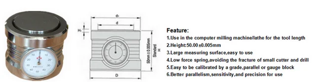 CNC Machine Setting Instrument - Precision Z Axis Dial Setter
