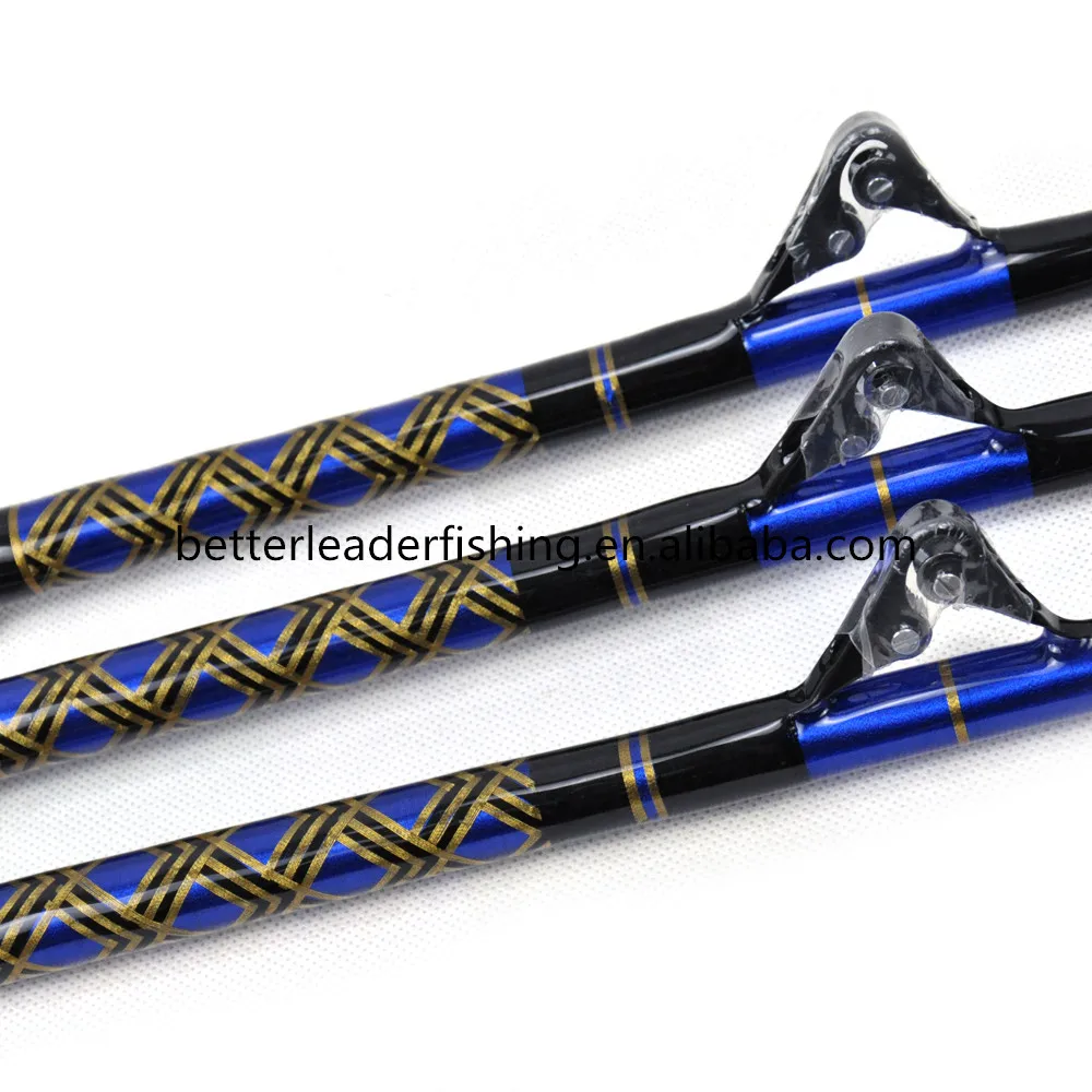 2.2m Carbon Boat Fishing Rod Big Game Fishing 50-80lbs Nylon Handle ...