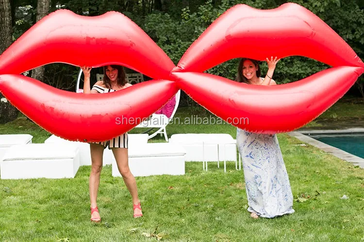 New Product Lip Shaped Float Raft Inflatable Lips Float For Party - Buy ...