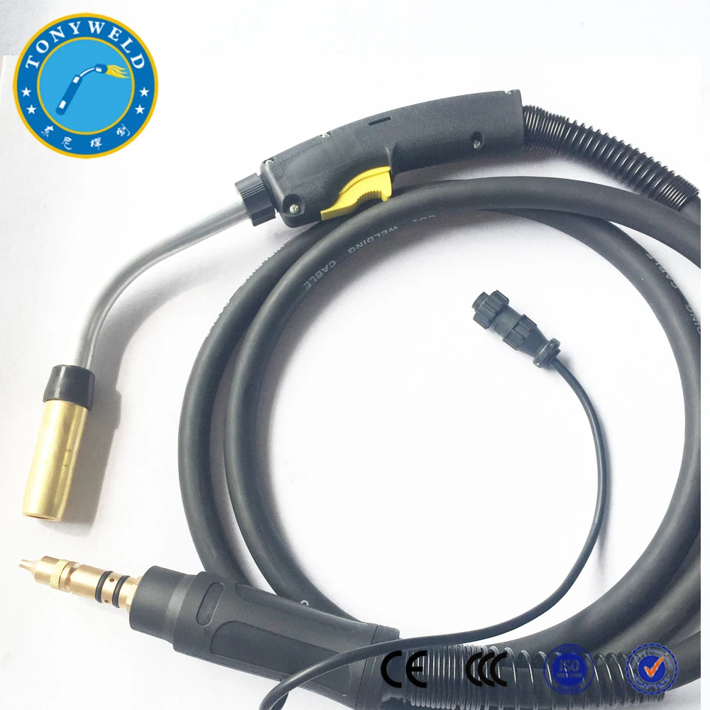 Mig Welding Torch for 400A CO2 Miller Connector - 580mm Length