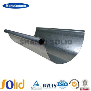 Galvanized Stainless Steel Half Round Gutters,Galvanized Gutters,Rain Gutter - Buy Galvanized ...