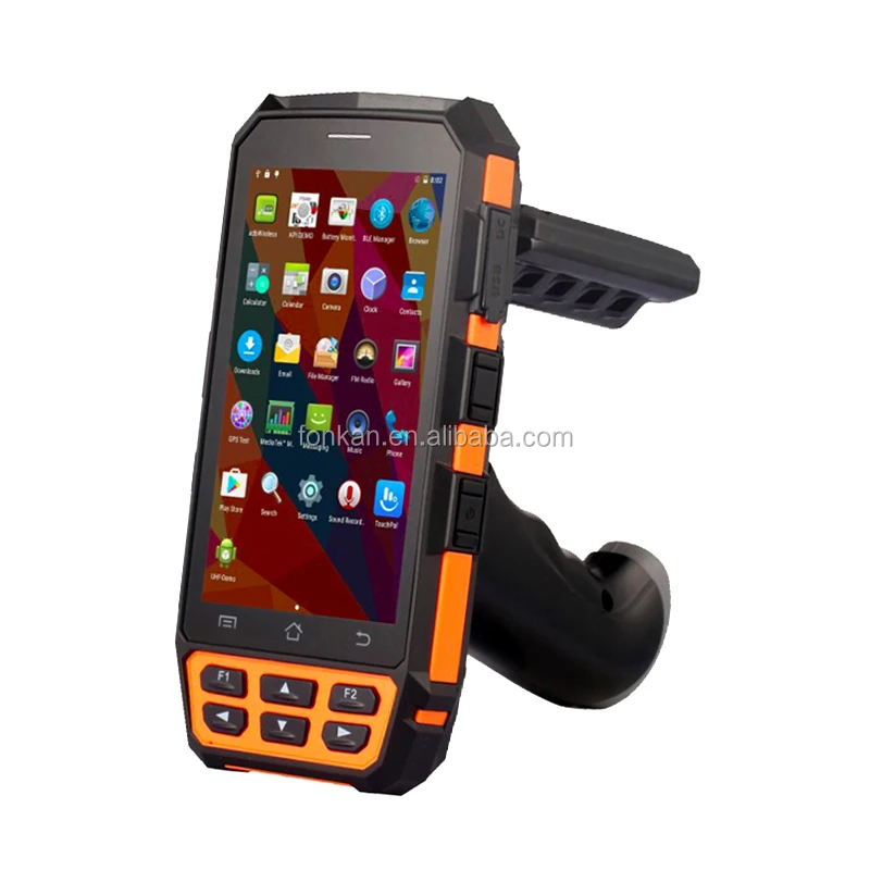 915mhz Long Range Rfid Handheld Pda Uhf Reader Android 7.0 Os Uhf ...