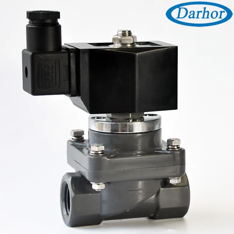 Anti Corrosive Ptfe Cpvc Upvc Pvc Chemical Resistant Solenoid Valve For Sea Water - Buy Chemical ...