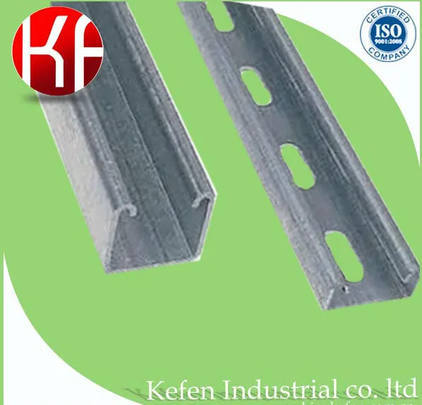 Strut slotted galvanized support system u beam steel channel square ...