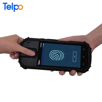 Android 7.1 Biometric Fingerprint Mobile Scanner Device With Time ...