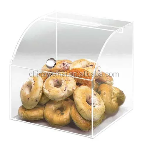 Clear Acrylic Bread Display Box - Buy Acrylic Bread Box,Acrylic Bread ...
