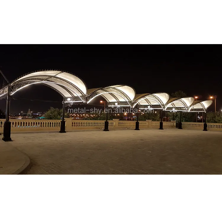Wrought Iron Car Parking Shade - Durable & Stylish
