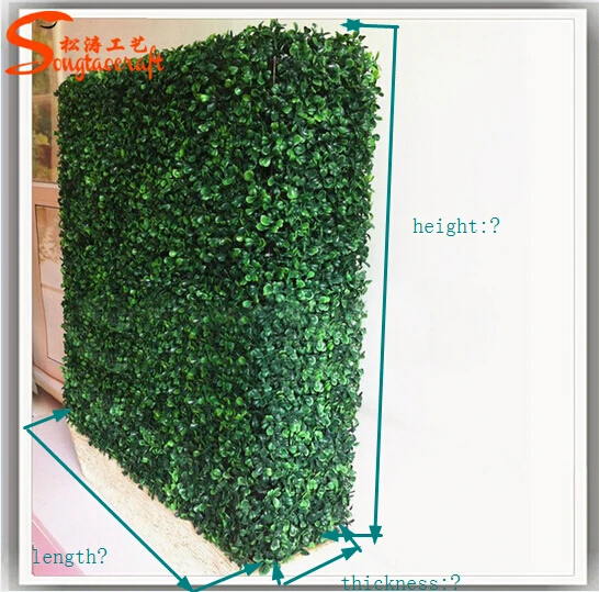 High Quality Plastic Grass Hedges Levitating Plants Type Artificial ...
