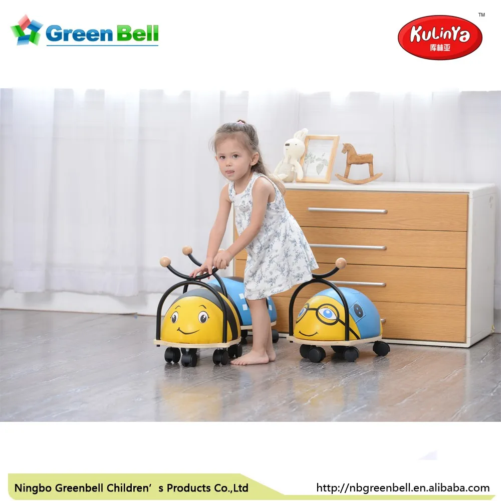 Kids Toddler Ride On Toy Ladybug Animals Car Wooden Balance Toys Ride ...