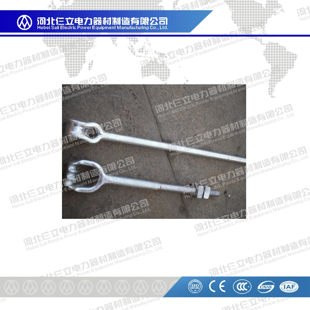 Stay Rod/grounding Rod With Thimble Overhead Power Line Fitting - Buy ...