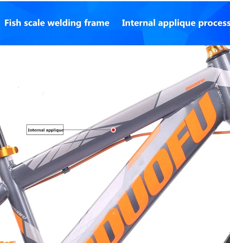 16 18 20inch Single Speed Disc Brake Carbon Steel Mountain Bicycle Boys ...