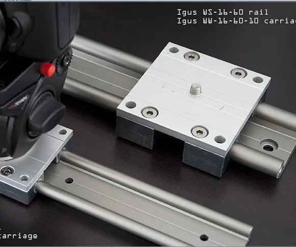 Aluminum Alloy Guide Rail With Carriage Ws-16-60 For Photographic ...