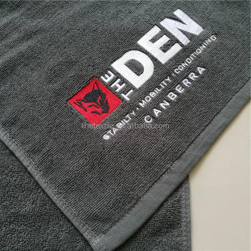 100% Cotton Personalized Custom Gym Towel with Logo
