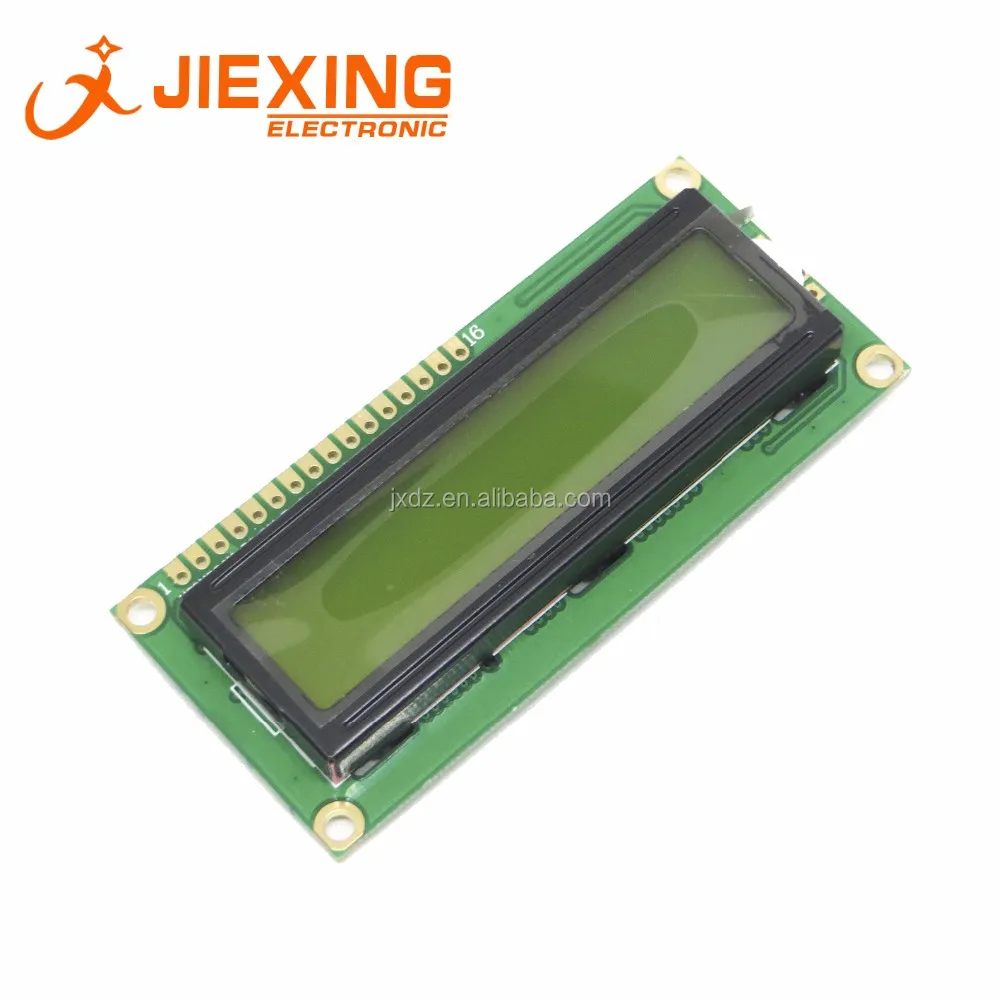 1602a Lcd 5v Yellow Green Backlight Black Words 16x2 Lcd Display For Arduino Buy 1602a Lcdlcd
