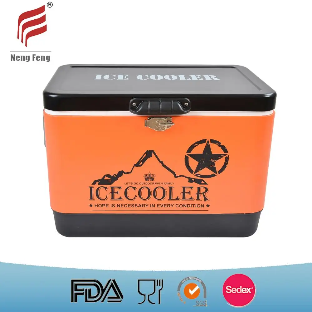 51L Stainless Steel Beer Ice Cooler Wine Chiller for Summer Home/car ...